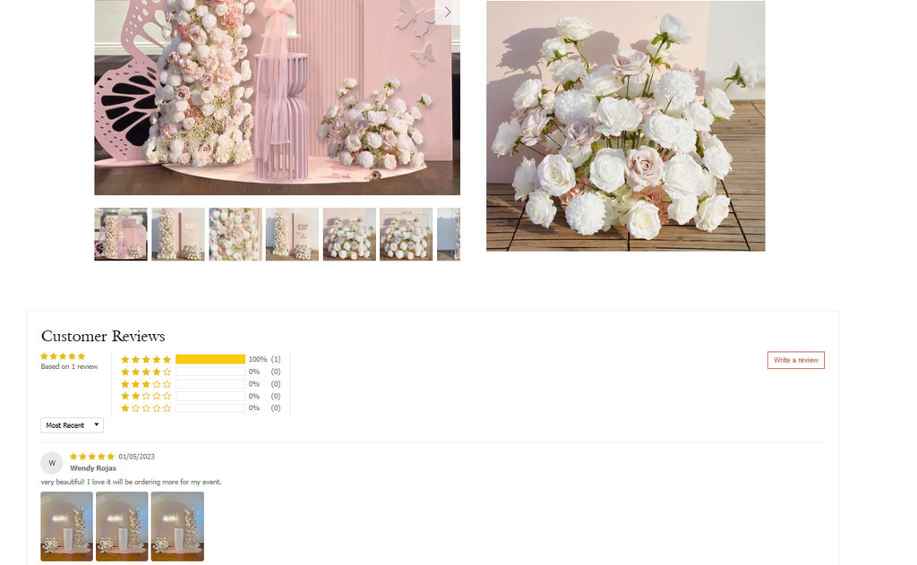 Wedding Flower decoration, Flower wall, Table Flower Centerpiece ...