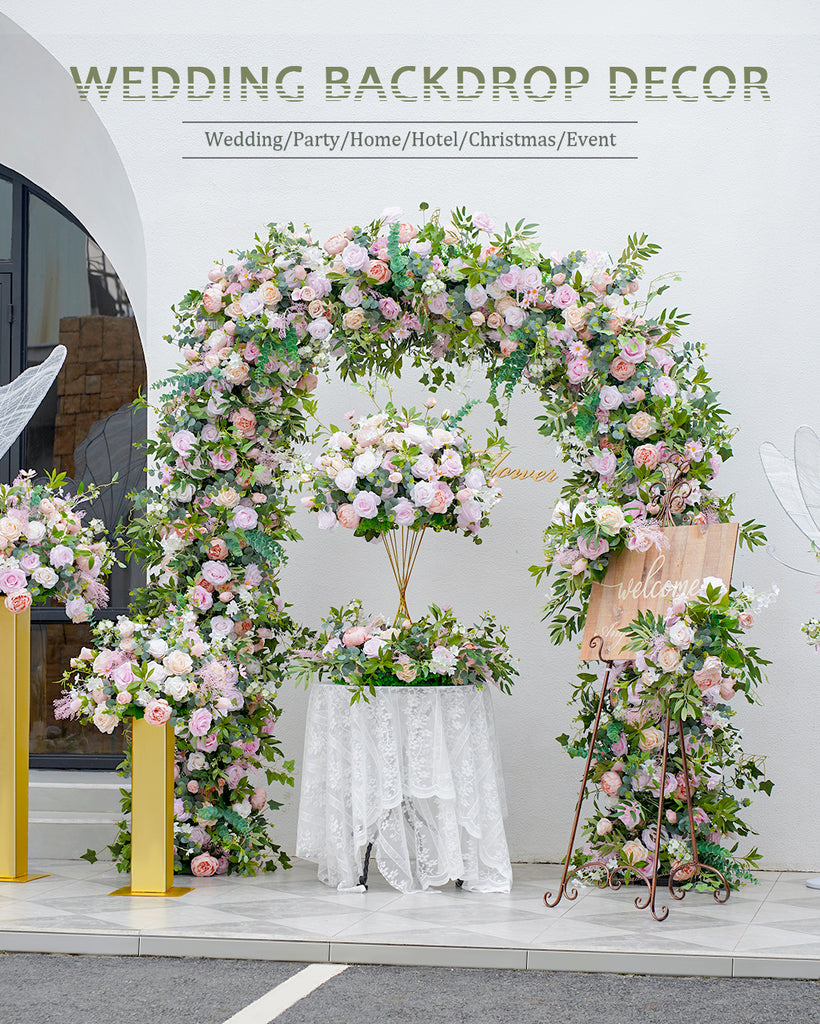 Wedding Flower decoration, Flower wall, Table Flower Centerpiece ...