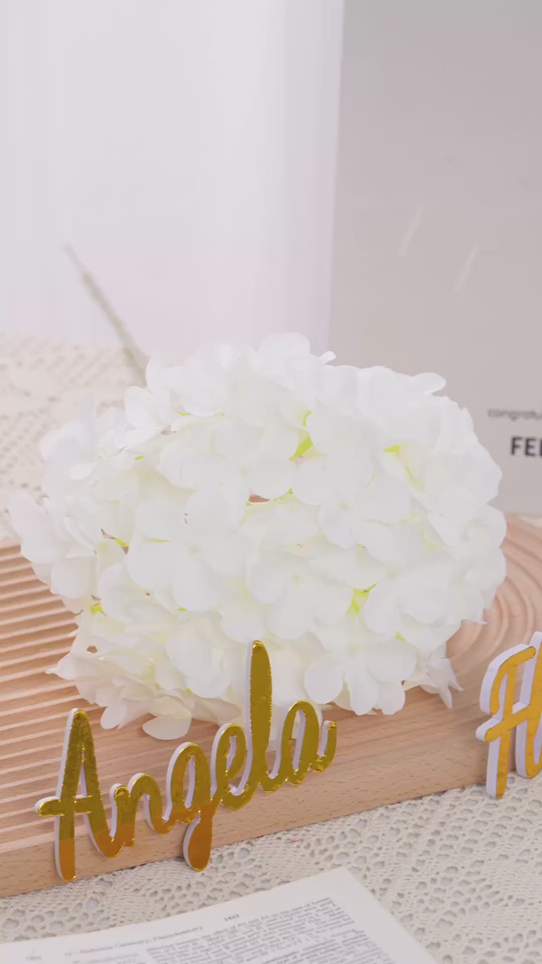 Home A999101 10pcs/lot Artificial Hydrangea Wedding Floral Material ...