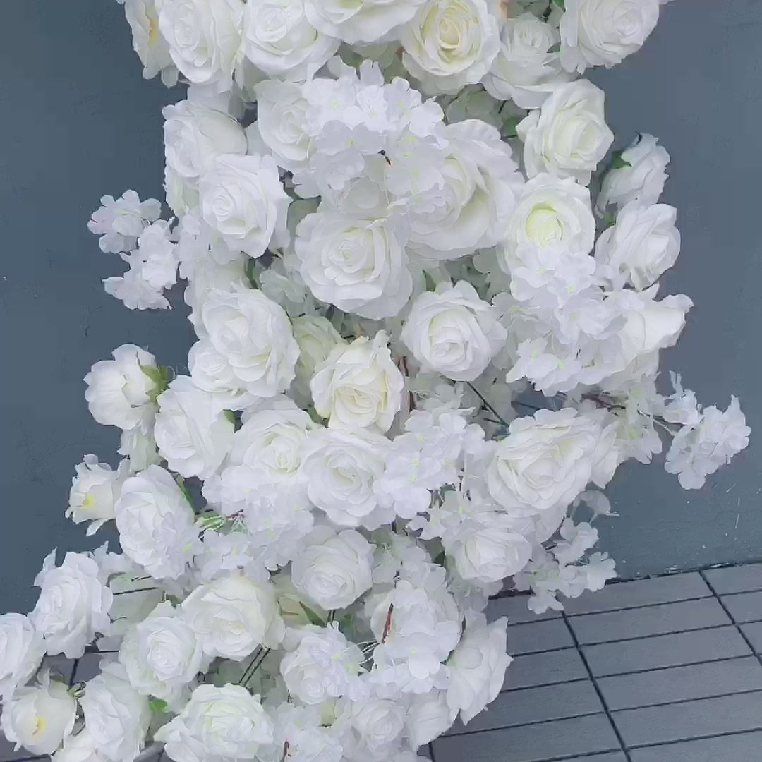 Home A7588 Cherry Wedding Arch Backdrop Arrangement Hanging Flower ...